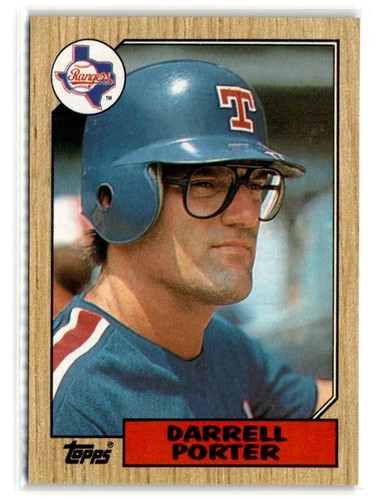 1987 Topps BASEBALL #689 Darrell Porter Texas Rangers | eBay