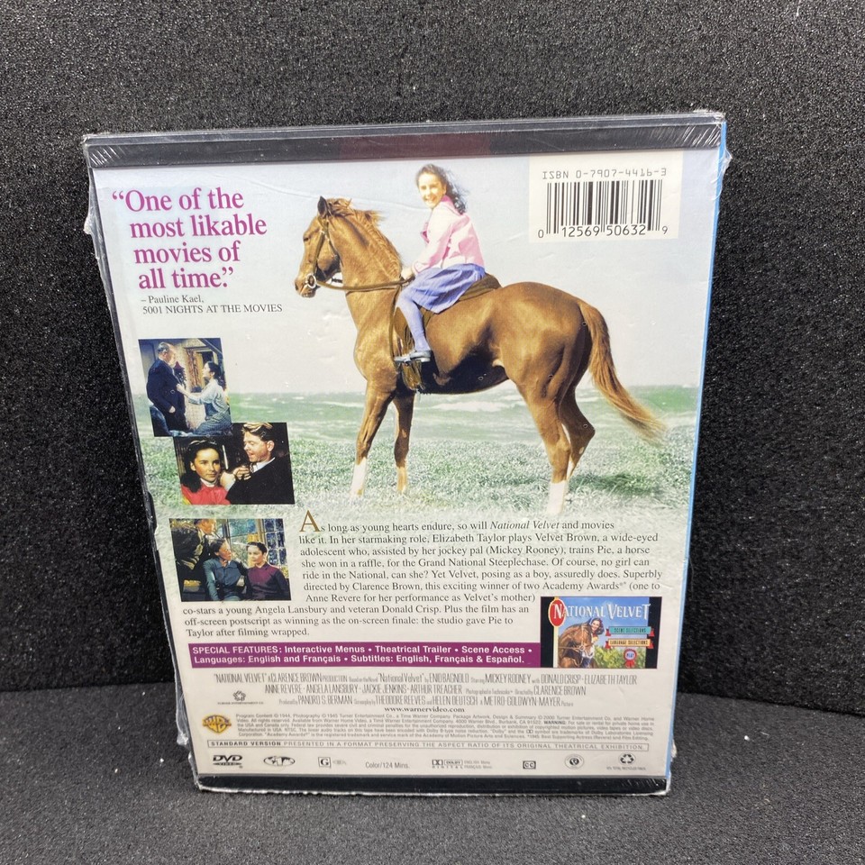 National Velvet DVD 2000 Warner Bros 12569506329| eBay