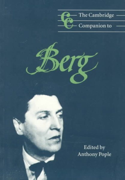 Cambridge Companion to Berg, Paperback by Pople, Anthony (EDT), Like ...