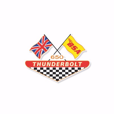 British BSA UK THUNDERBOLT 650 MK IV motorcycle motorbike decal sticker ...