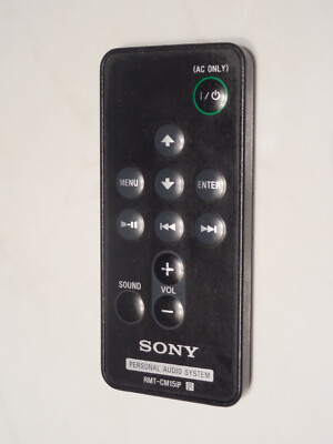 Sony RMT-CM5iP Personal Audio System Remote Control Original | eBay