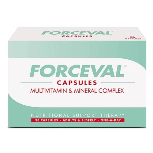 Forceval Multivitamin / Mineral Supplement Capsules -Pack of 30 (Post ...