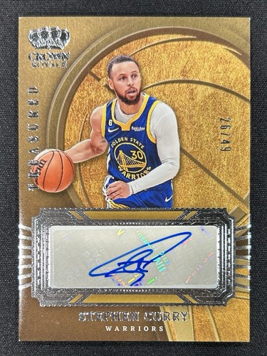 2023-24 Panini Crown Royale Stephen Curry Auto (#26/49) TREASURED #TA ...