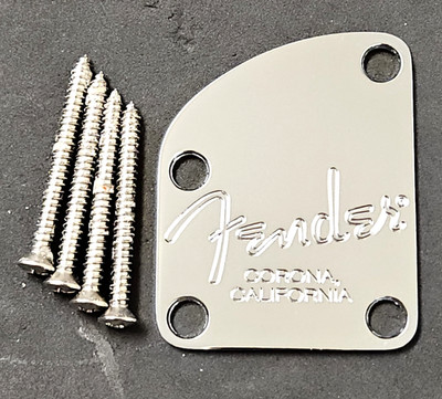 Fender American Elite Contoured Heel Corona NECK PLATE - Strat / Tele ...