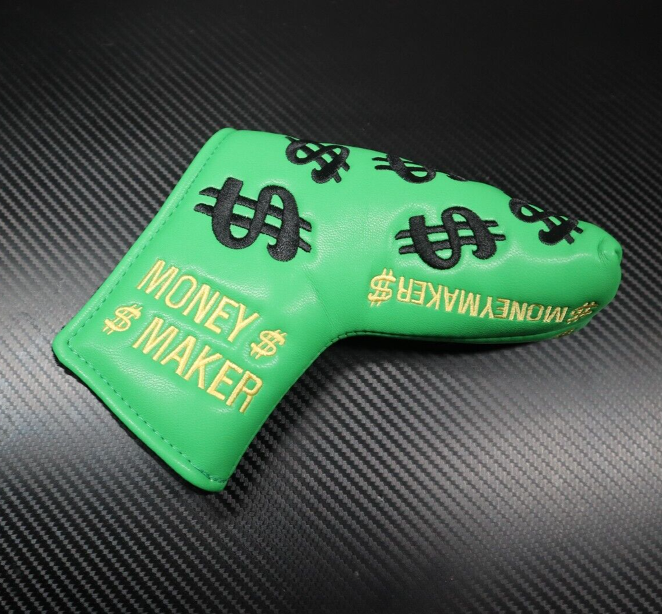 SCGOLF MAGNETIC Money Maker Putter Cover Blade Head Cover with Free ...