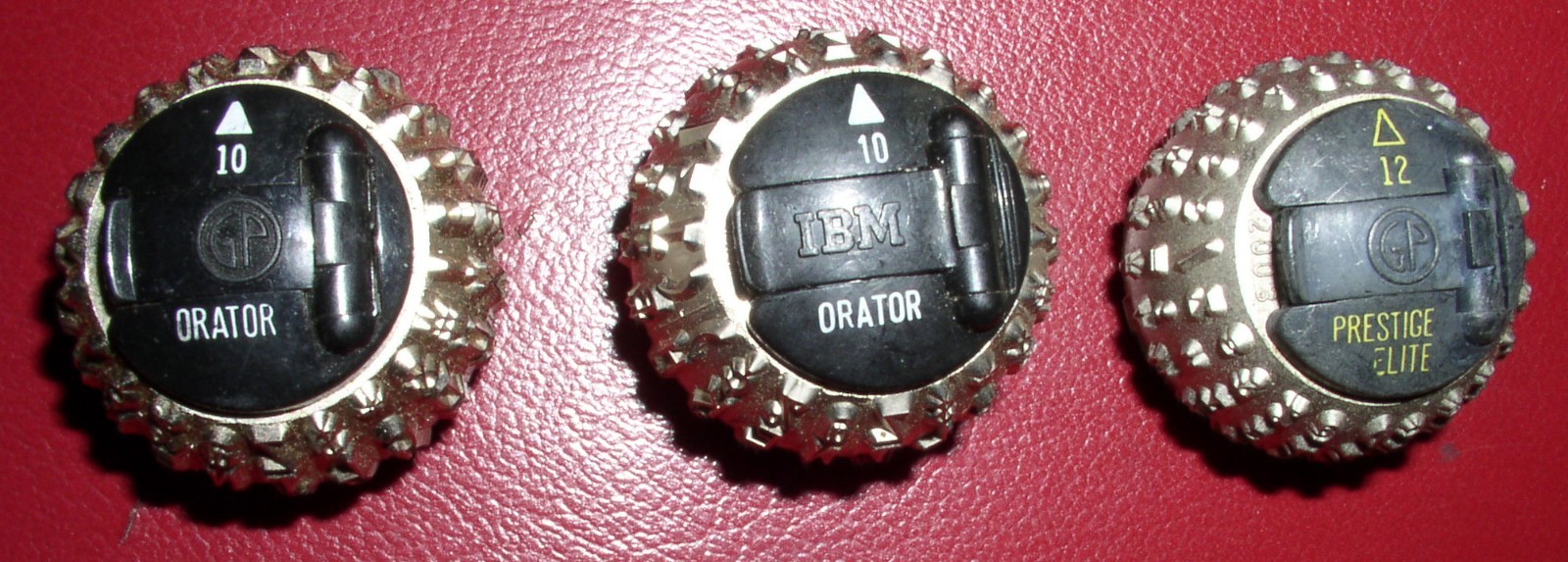 IBM Selectric Typewriter Ball's, 2 Orator 10 + Prestige Elite 12, FREE ...