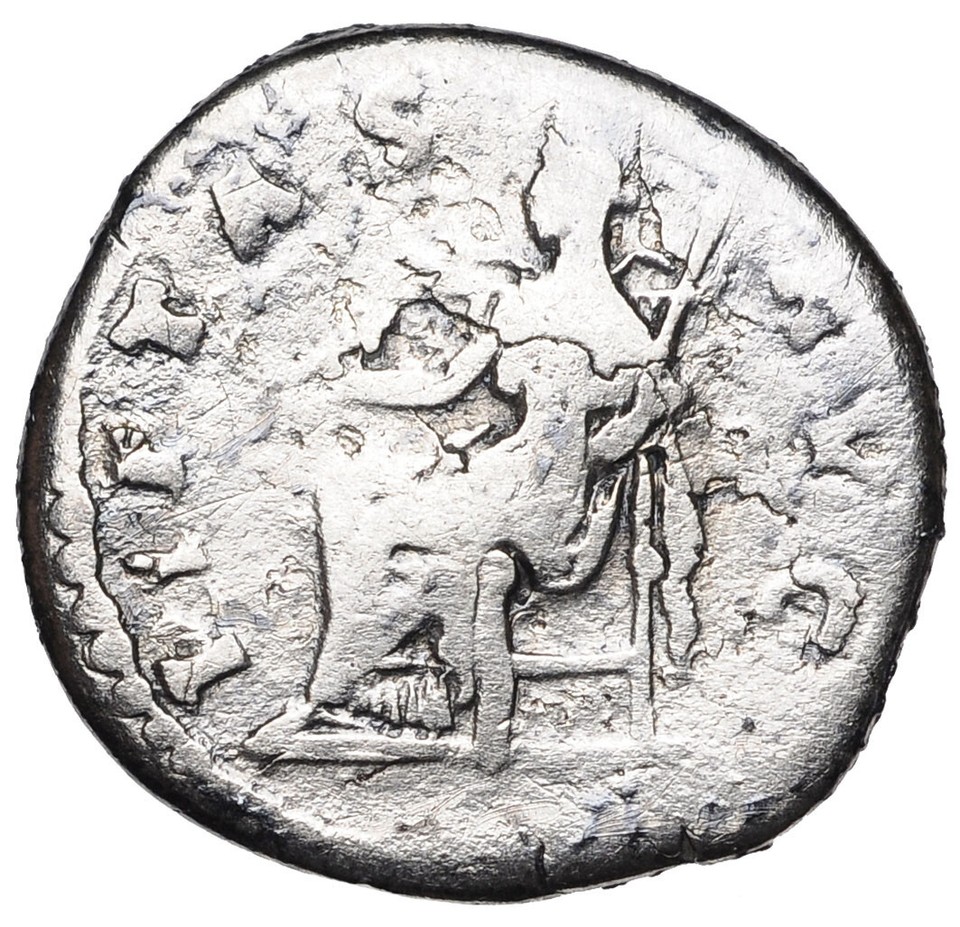 Ancient Roman Empire Coin Silver Denarius Hadrian 117 - 138 AD ...