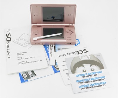 Nintendo DS Lite Metallic Rose Handheld Video Game Console | eBay