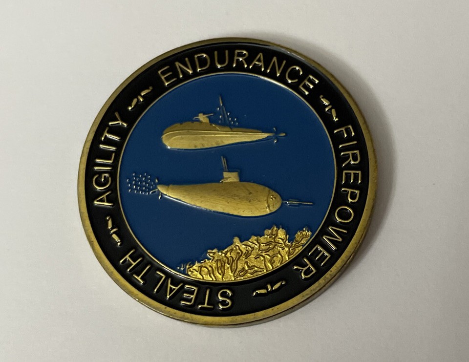 U S Navy Nuclear Submarine Warfare The Silent Service Challenge Coin | eBay