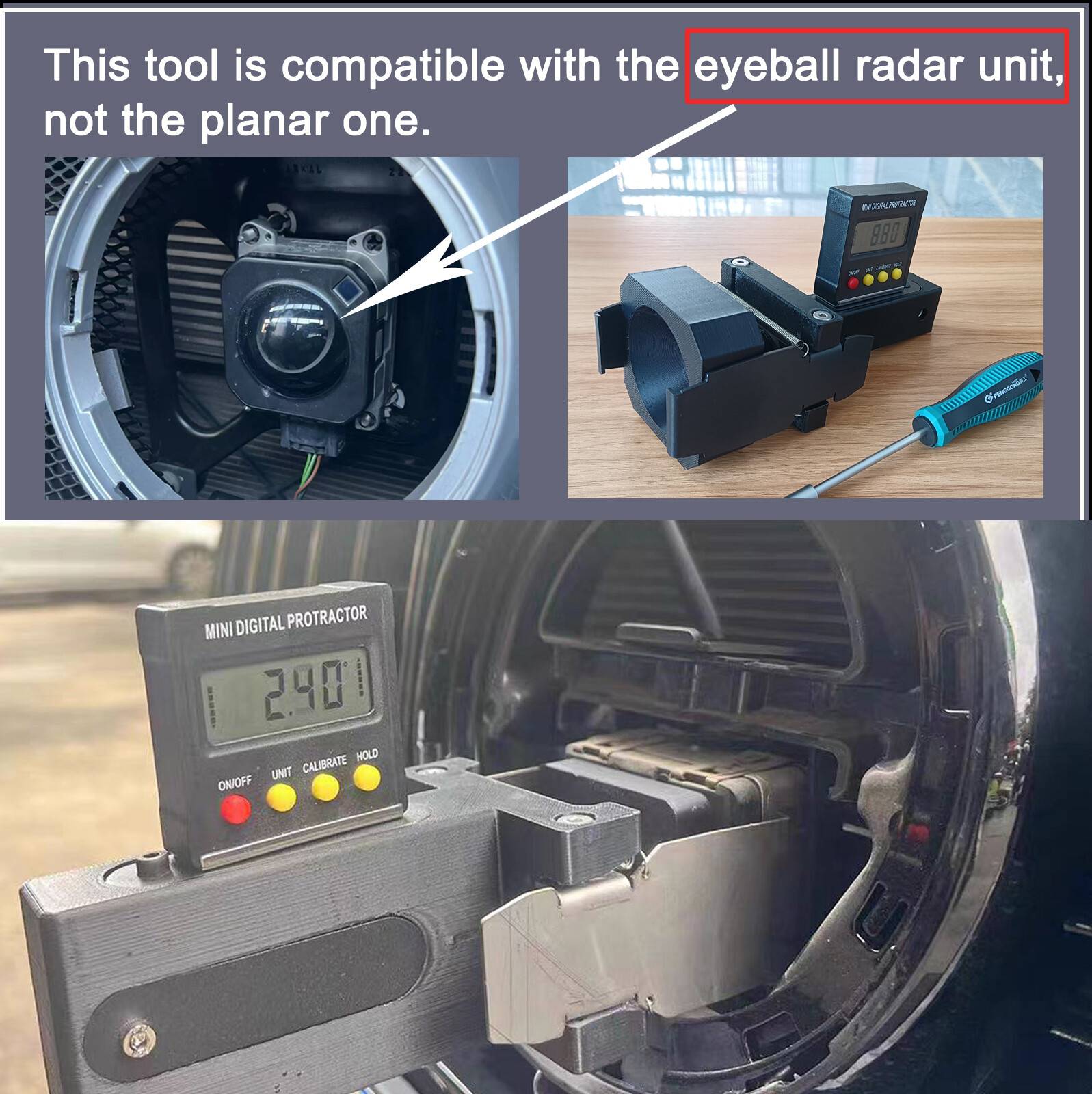 Radar Angle Leveling Tool Dynamic ADAS Calibration ACC Radar Sensor ...