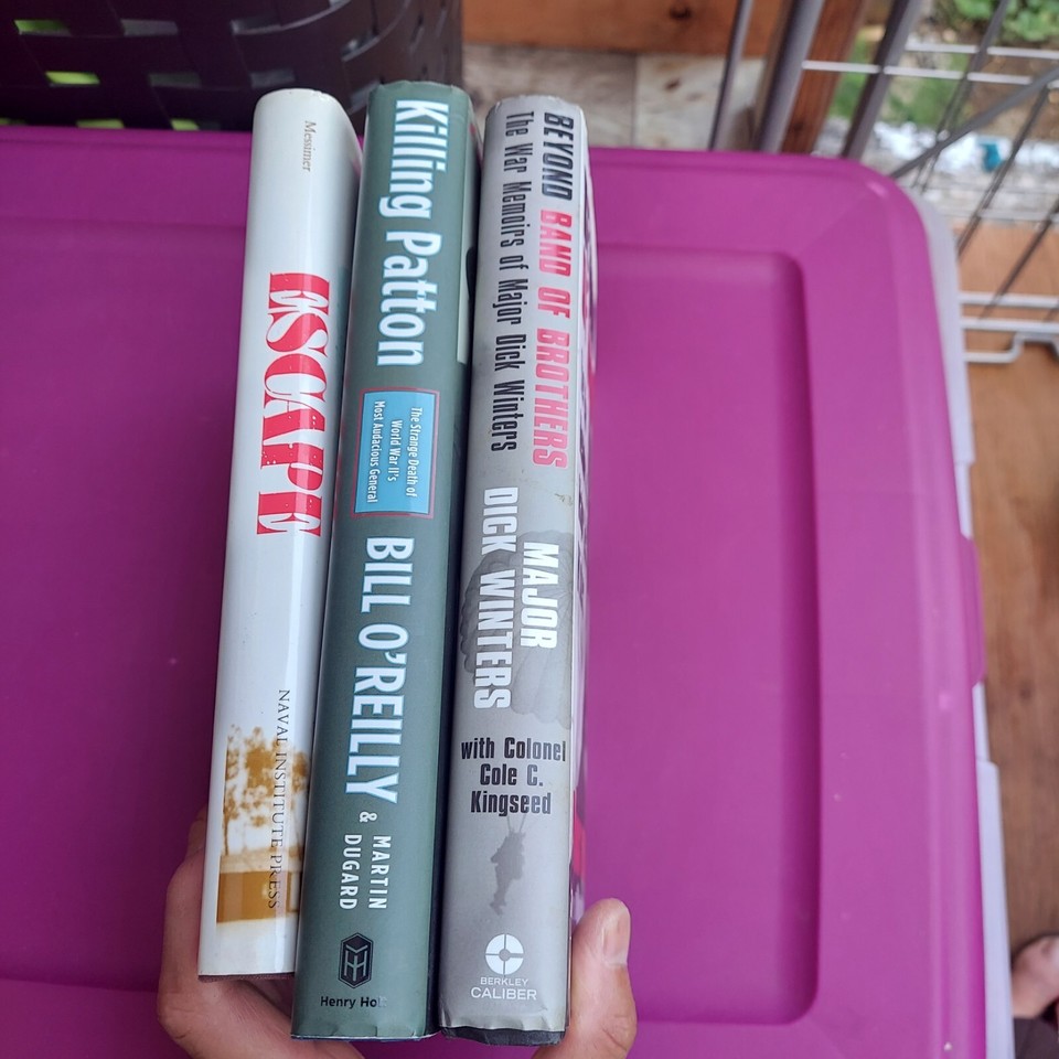 World War Military Biographies HC Lot of 3 Books O'Reilly Patton ...