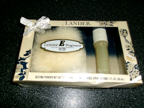 Vintage Lander Fragrance Women's Spray 2oz Cologne Dusting Powder Gift ...