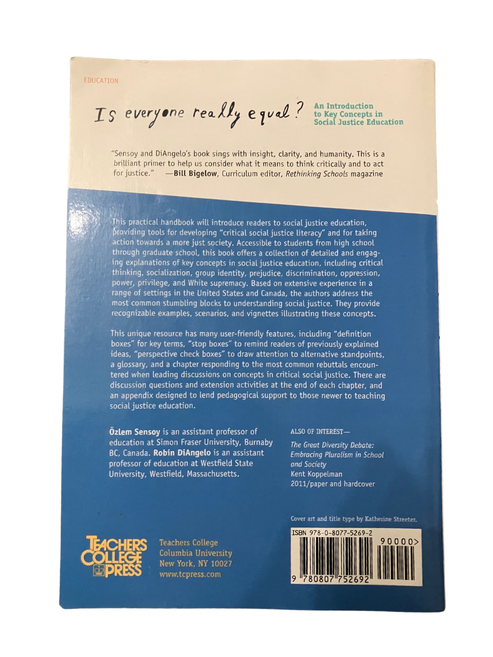 Multicultural Education Ser.: Is Everyone Really Equal? : An Introduction to Key Concepts in ...