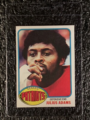 1976 Topps Football #348 Julius Adams NM | eBay