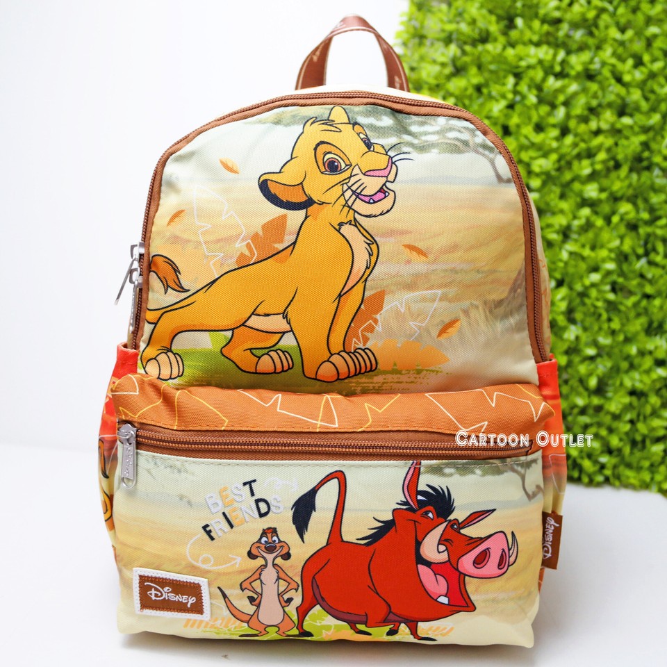 Disney The Lion King Mini Backpack 13" lady Purse Bag Simba Pumbaa ...