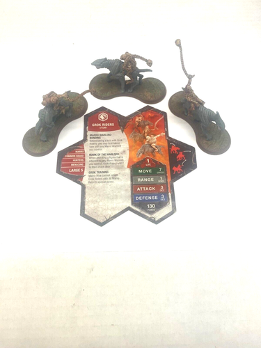 1 of Heroscape Grok Riders 3 figures and 1 card | eBay