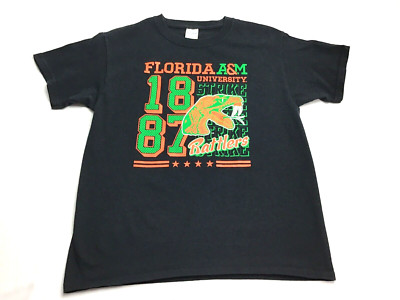FAMU Unisex Gildan Black Florida A&M University 1887 Rattlers T-shirt ...