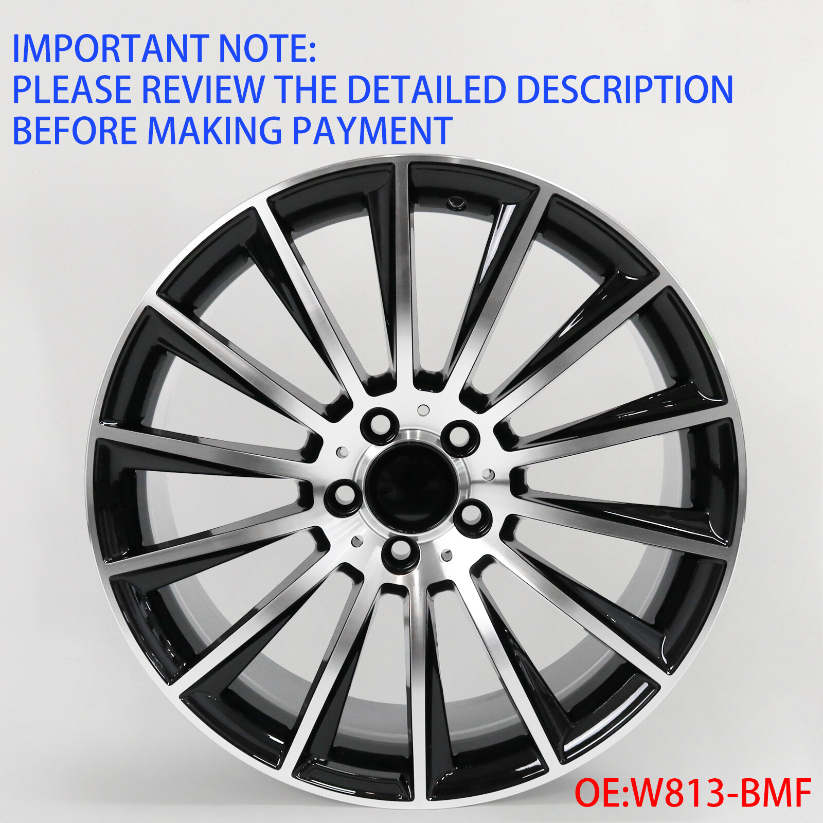 19"X 8.5" Wheels Rims for MERCEDES BENZ AMG c300 cla250 e300 e350 s350 ...
