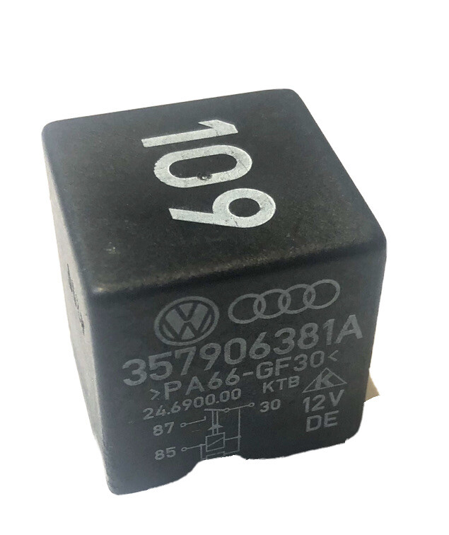 VW Engine Main Power Supply Wiring Relay 109 R109 1J0906381A '89-06 ...