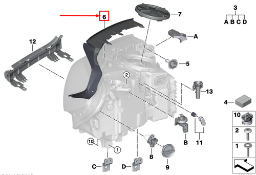 NEW BMW X3 G01 FRONT RIGHT HEADLIGHT GASKET 63117466104 | eBay