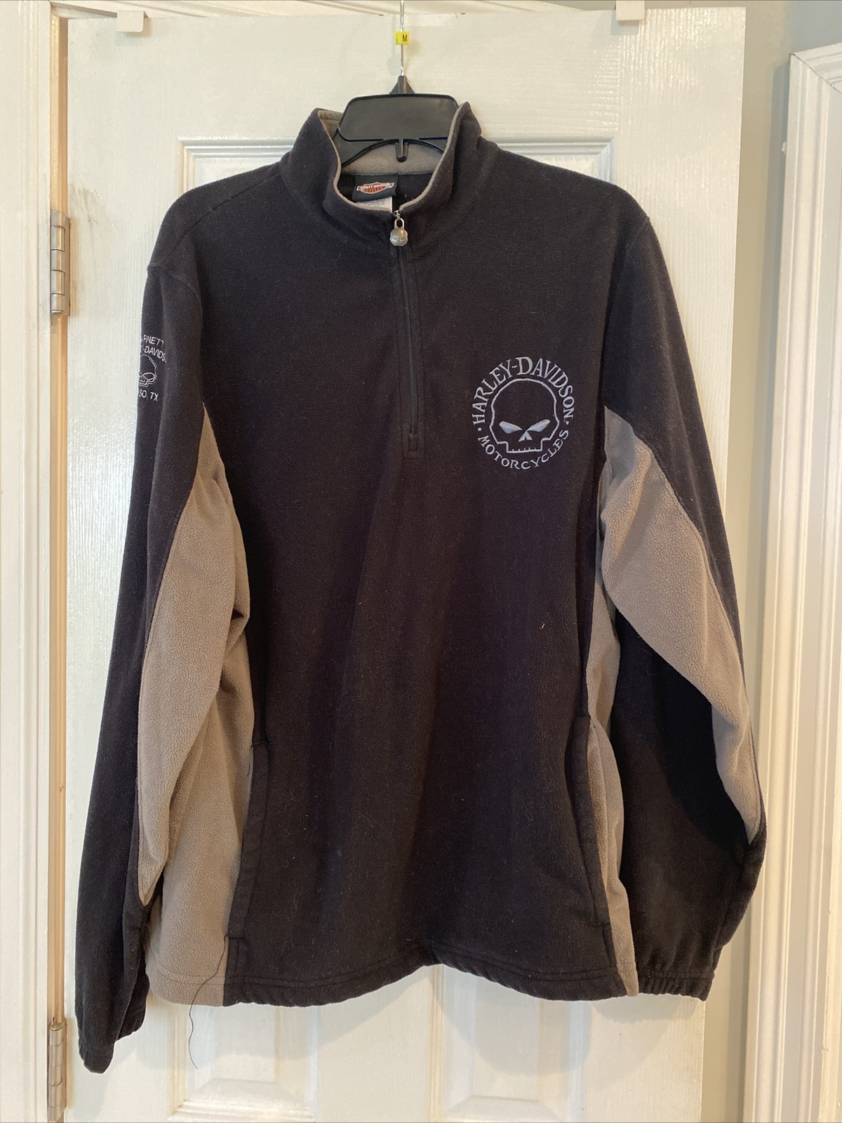 Harley Davidson motorcycles fleece pull over size lar… - Gem