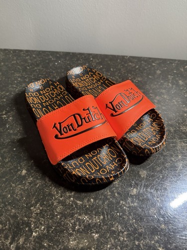 Von Dutch Men's Monogram Orange Slides | eBay