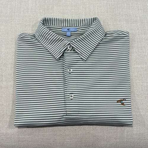 Genteal Heather Performance Striped Polo Shirt Men’s L Tennessee Ducks ...