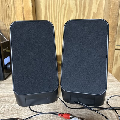 ONN Stereo Speakers 10 X 5 Inches, Audio Port, Set of 2 (Without-Hub ...