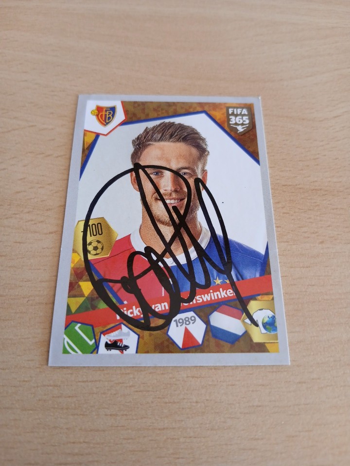Panini Sticker signiert Ricky Van Wolfswinkel FC Basel NEU | eBay.de