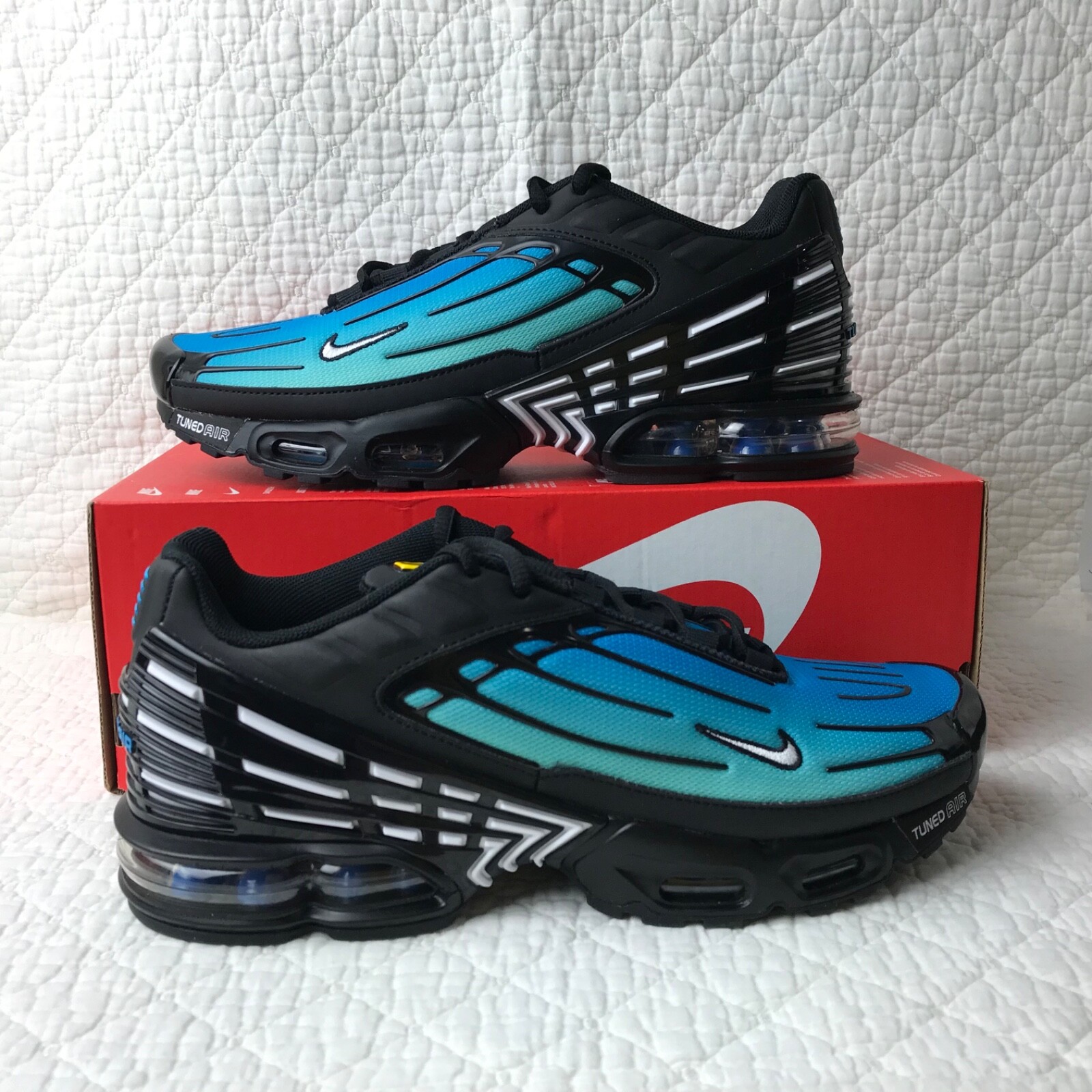 Nike Air Max Plus 111 Shoes Men’s SZ 11 Black/Laser Blue FQ2417-001 | eBay