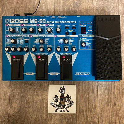 BOSS ME-50 Guitar Effects Pedal Multi-Effects Pedal With AC Adapter ...