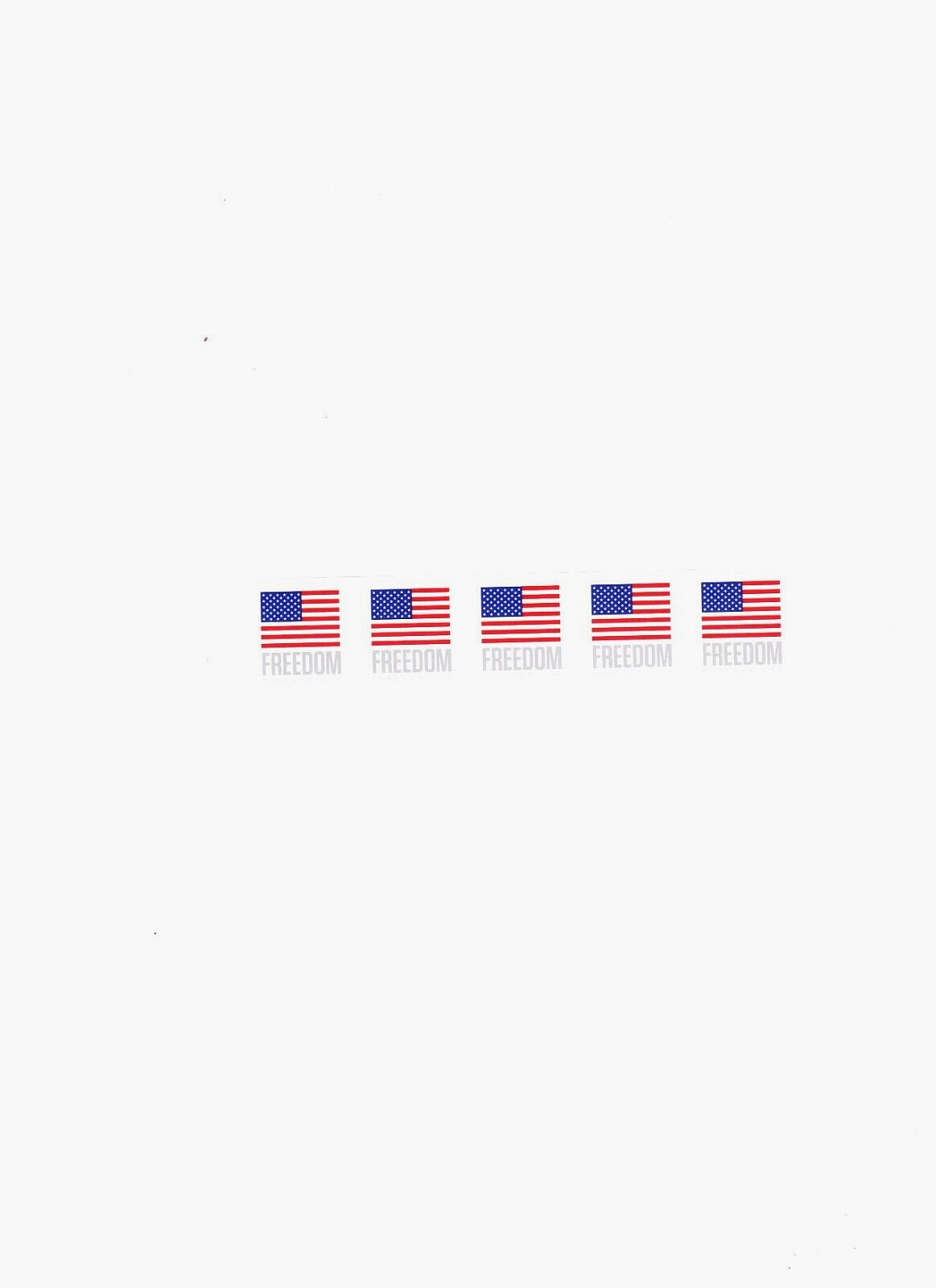 Scott # 5788, Freedom Stamp US Flag - Coil Strip of 5 Forever Stamps ...