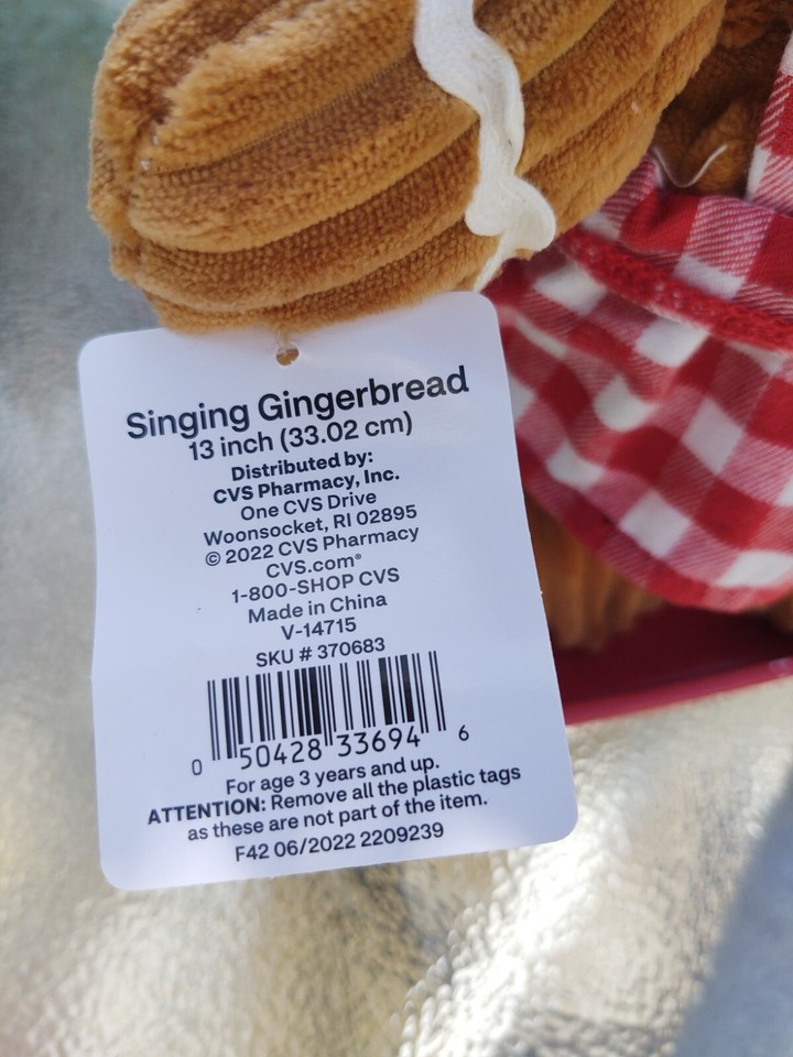 Singing Gingerbread Merry Brite, Works | eBay