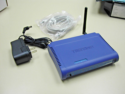TRENDnet 54Mbps Wireless G Broadband Router (TEW432BRP) 710931502602| eBay