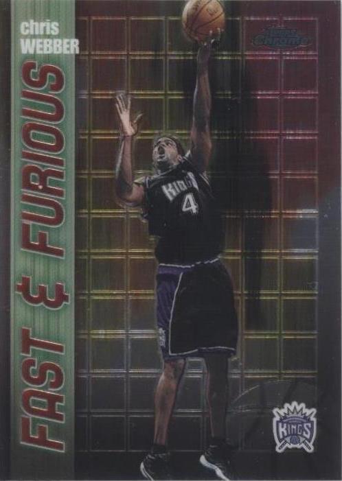 2001-02 Topps Chrome - Fast & Furious Chris Webber #FF13 for sale ...