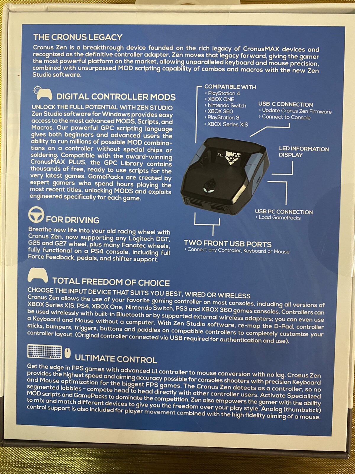 Cronus Zen Controller Emulator for Xbox, Playstation Bahrain | Ubuy