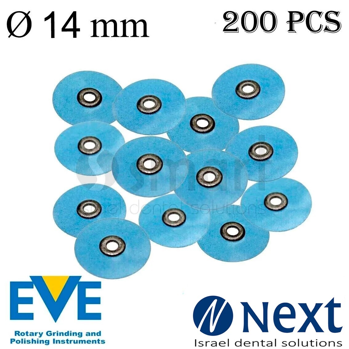 Dental Finishing Polishing discs composite gold metal EVE Flexi-d 14 mm ...
