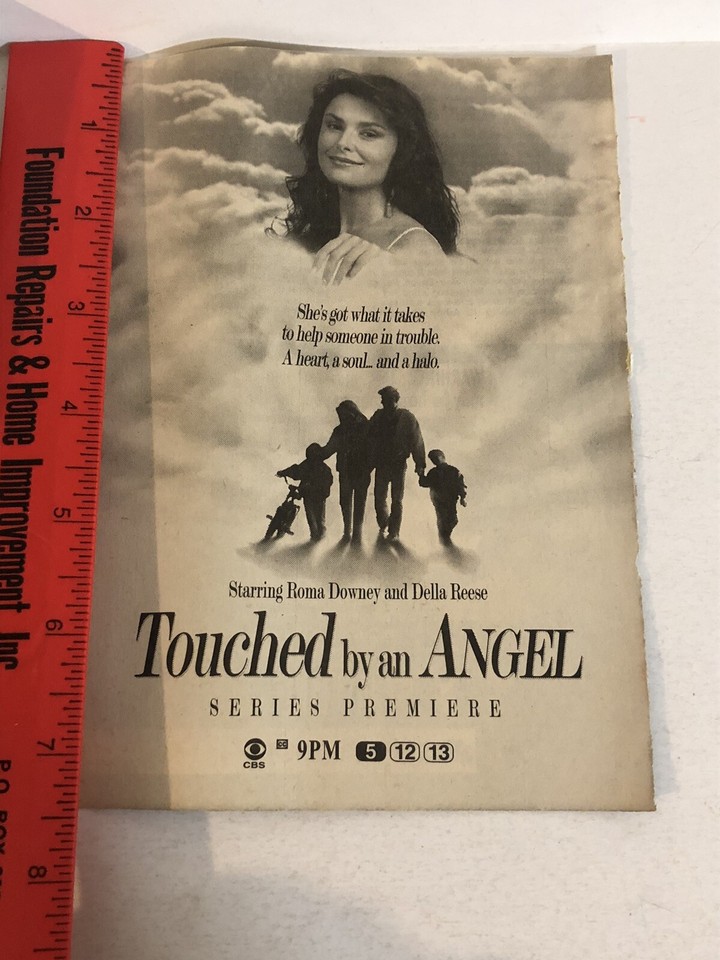Touched By An Angel Tv Guide Print Ad Roma Downey Della Reese TPA14 | eBay