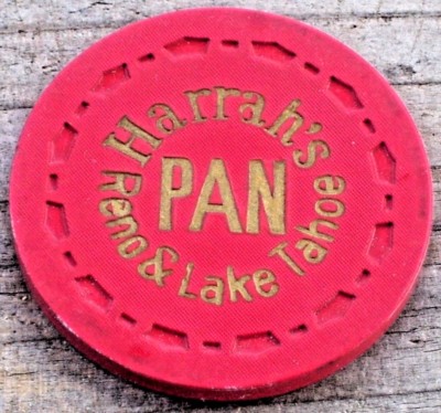 RARE PAN R9 7TH EDT GAMING CHIP FROM HARRAH'S CLUB CASINO RENO/LAKE ...