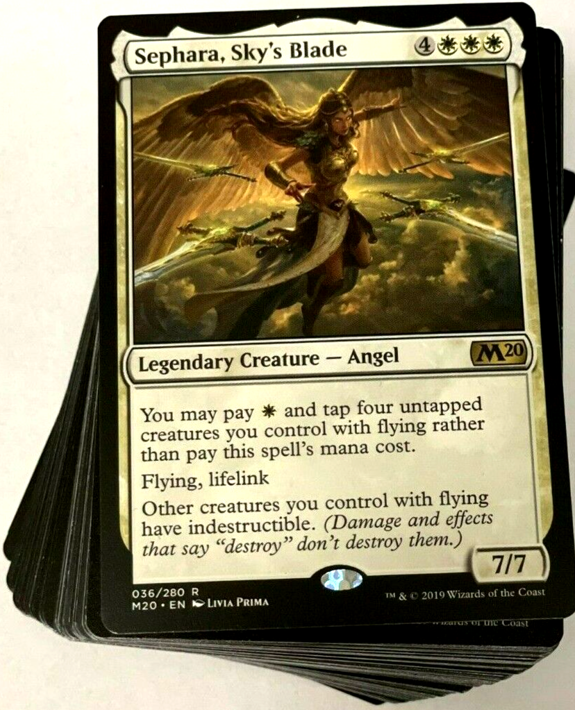 ***Custom Commander Deck*** Sephara, Sky's Blade - Angels - EDH MTG Magic Cards | eBay