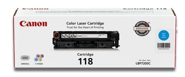 Canon 118 2659B001 2660B001 2661B001 2662B001 CYMK Toner Cart BP7200 ...