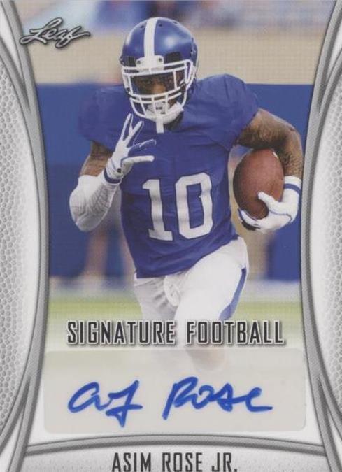 2021 Leaf Signature - Asim Rose Jr. #BA-ARJ (AU, RC) for sale online | eBay
