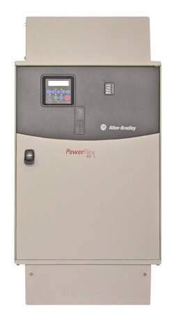 Allen-Bradley PowerFlex 400 AC Drive, 480 VAC, 3 Phase, 125 HP, 170 ...