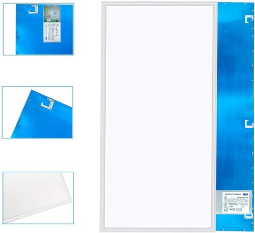 4x 2x4Ft LED Panel Light Drop Ceiling 75W 5000K Ultra-thin Home/Office ...