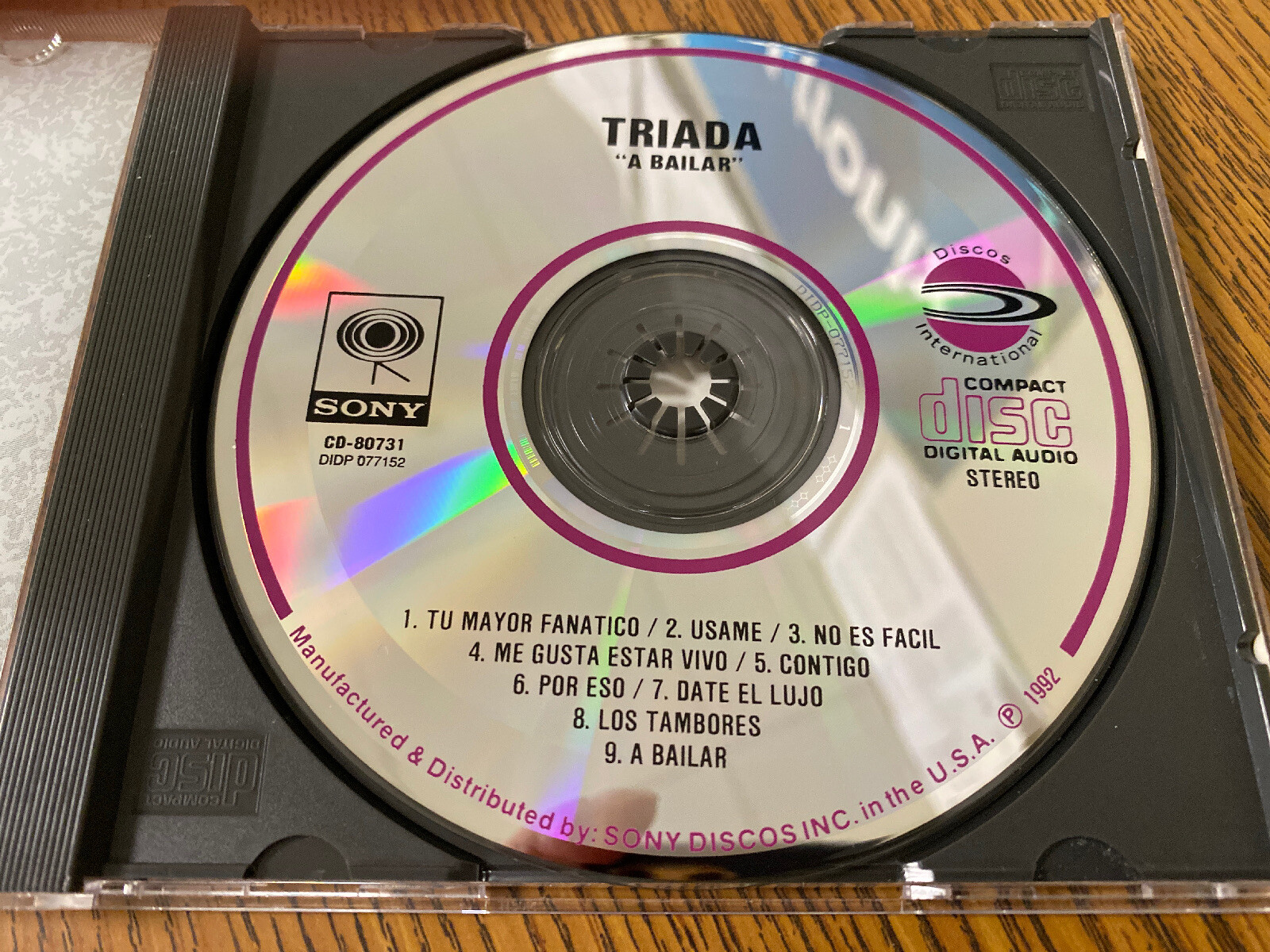 TRIADA A BAILAR 1992 SONY DISCOS MERENGUE DOMINICANO CLASICO CD | eBay