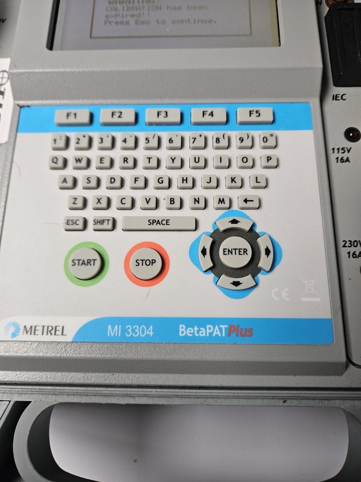 PAT tester Metrel MI3304Beta Pat Plus | eBay UK
