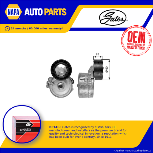 Aux Belt Tensioner T39033 Gates Drive V-Ribbed 575194 9405751949 ...