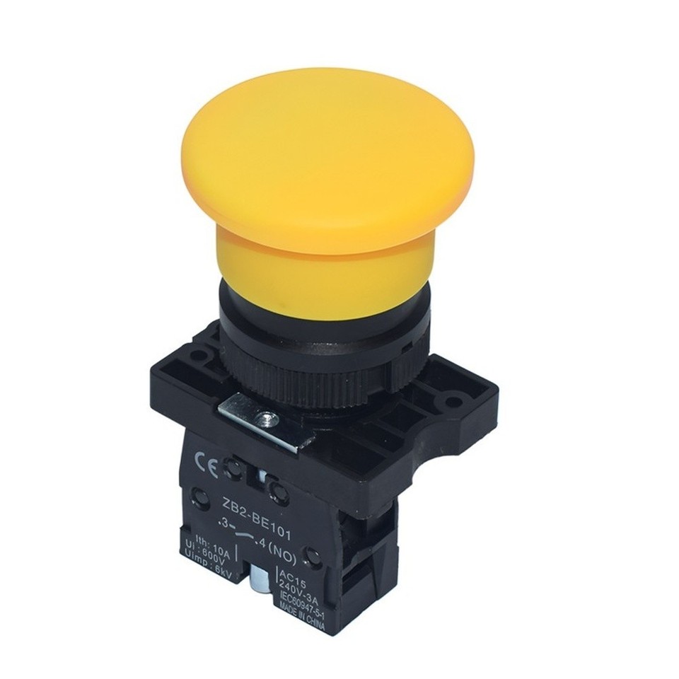 For Control Panels XB2 Mushroom Switch IP40 Protection Rating For PLC ...