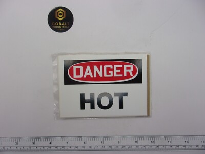 (PACK OF 7) DANGER HOT STICKERS, 0085B | eBay