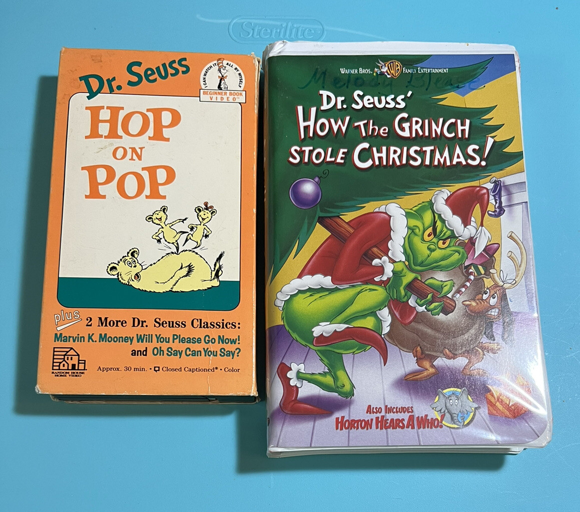 How The Grinch Stole Christmas Vhs Ebay